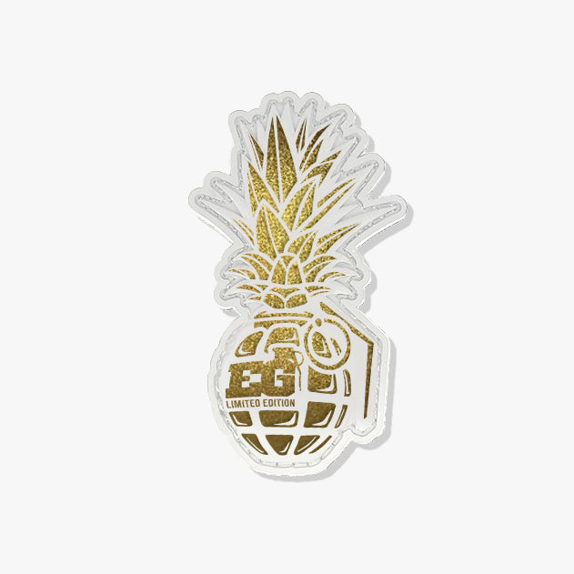 White & Gold Pineapple Patch (Limited Edition) – EG GRENADE CO